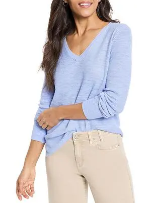 NIC+ZOE Breezy Texture Sweater - Iris