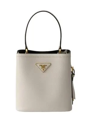 Prada Saffiano Leather Mini Bag - Neutral