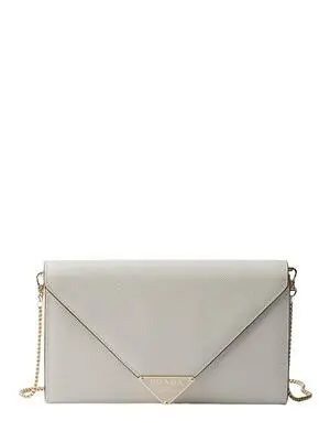 Prada Saffiano Leather Mini Bag Neutral