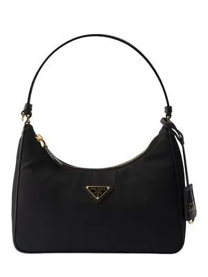 Prada Re-Edition 2005 Re-Nylon And Saffiano Mini Bag Black