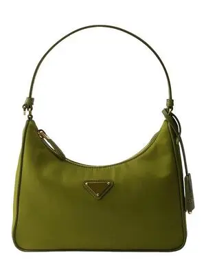 Prada Re-Edition 2005 Re-Nylon And Saffiano Mini Bag Dark Green