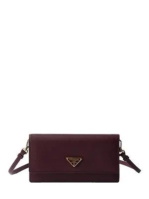 Prada Saffiano Leather Mini-bag - Burgundy