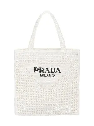 PRADA Crochet Tote Bag