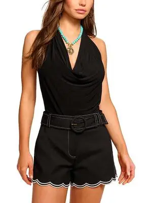 Ramy Brook Jules Halter Top - Black