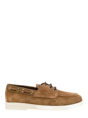 GIUSEPPE ZANOTTI Suede Loafers - Brown