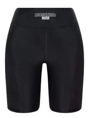 Moschino Logo-print Shorts - Black