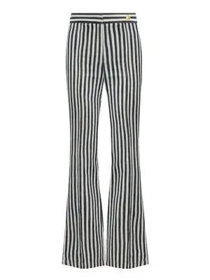 CALLAS MILANO Lola Stripes Crop Pant - Blue