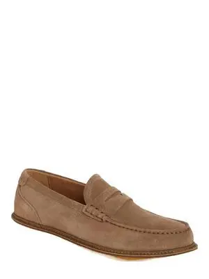 Hugo Boss Kope Moc Toe Penny Loafer - Medium Beige