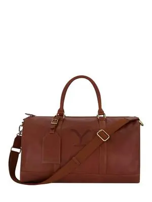 YELLOWSTONE Genuine Leather Duffle - Brown