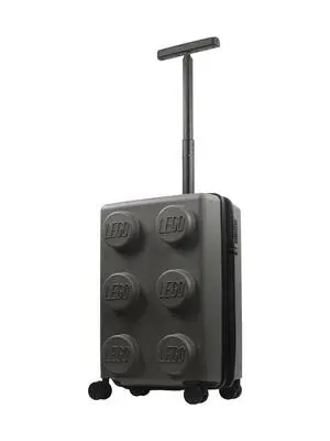 Lego Signature Brick 2x3 Trolley Expandable 21.5-inch Carry-on Luggage - Grey