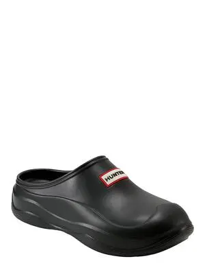 Hunter Elena Water Resistant Clog Black
