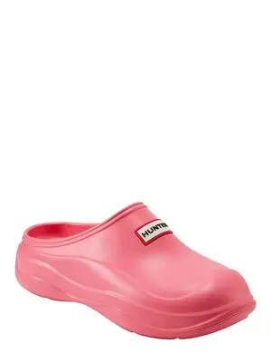 Hunter Elena Water Resistant Clog Medium Pink 660