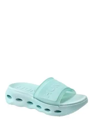 Hunter Geneva Slide Sandal Light Blue