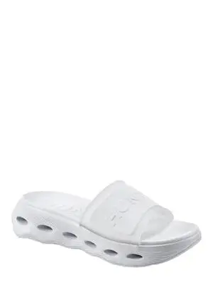 Hunter Geneva Slide Sandal White
