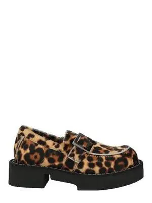 GCDS X CLARKS Leopard-print Loafers - Beige