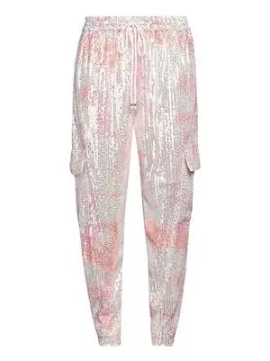 CONNOR & BLAKE Cargo Pants With Sequins And Drawstring Fastening - Pink