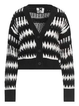 NO SECRETS Cardigan In Acrylic, Polyamide, Viscose, And Wool - Black