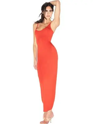 SKIMS Smooth Layers Scoop Neck Long Dress - Terra