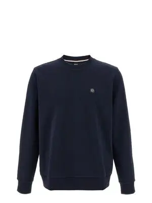 Hugo Boss Logo Sweatshirt - Blue
