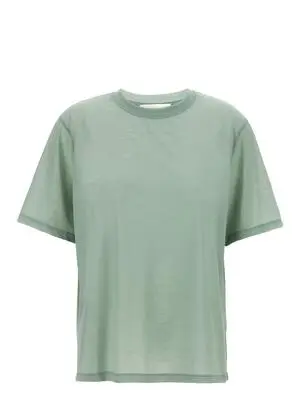 Victoria Beckham Logo Embroidery T-shirt - Green