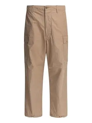 BEAMS Mil Relaxed Fit Trousers - Beige