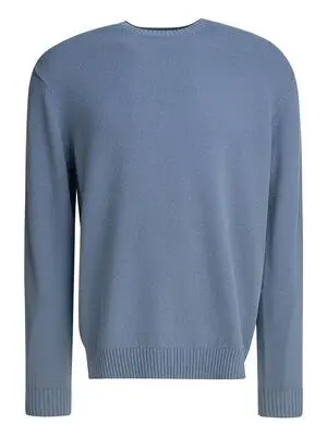 BEAMS Lily Yarn Sweater - Light Blue