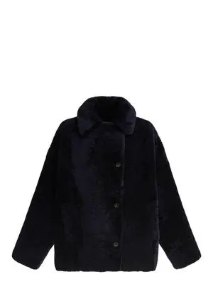 B&W Lamb Jacket - Black