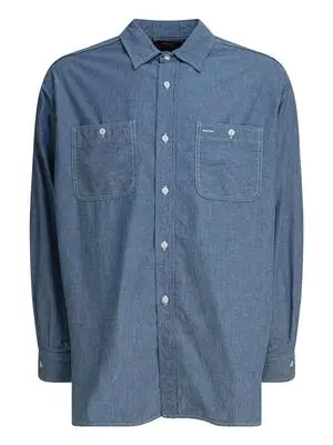 BEAMS Work Chambray Shirt - Blue