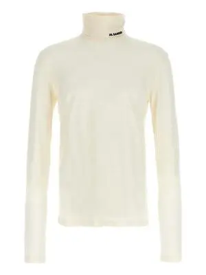 JIL SANDER Turtleneck Sweater - White