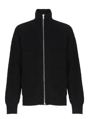 JIL SANDER Mohair Cardigan - Black