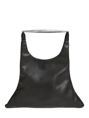 GRACE LING Spear Leather Top Handle Tote