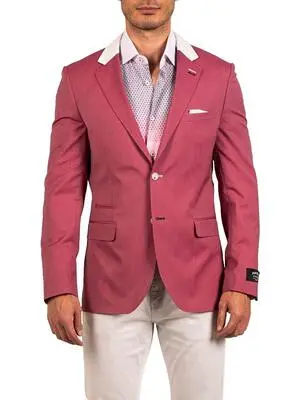 MACEOO Socrate Evo Resistance13 Virgin Wool Blazer - Red
