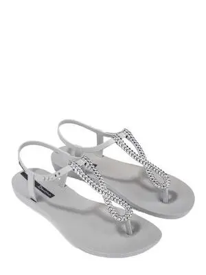 Ipanema Twisted Sandal Grey/ Silver
