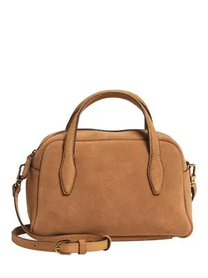 Madewell Suede Crossbody Bag - Tawny Khaki