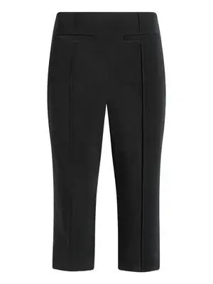 Cinq À Sept High-waisted Cropped Trousers - Black