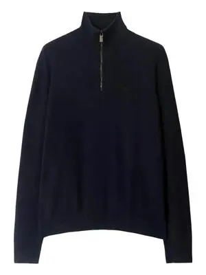 Burberry High-neck Sweater - Blue