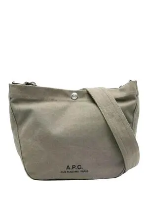 A.p.c. Small Journal Shoulder Bag - Green