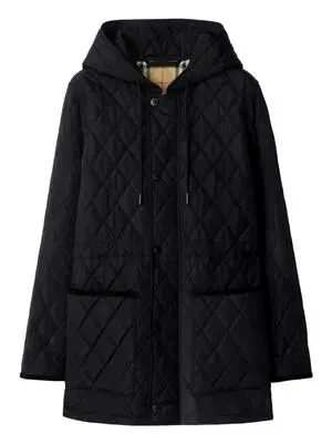 BURBERRY Quilted Hooded Jacket