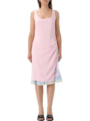 Versace Sleeveless Midi Dress - Pink