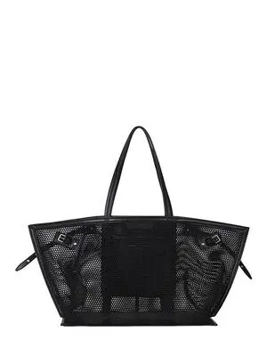 Proenza Schouler Days Buckle Mesh Tote Bag - Black