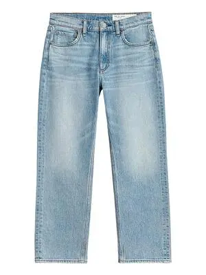 Rag & Bone Harlow Mid-rise Ankle Straight Jeans - Lou