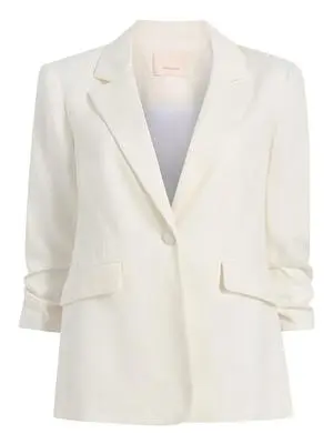 Cinq À Sept Kylie Linen Blazer - Ivory