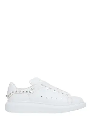 Alexander McQueen Studded Oversized Sneakers - Bone/crystal