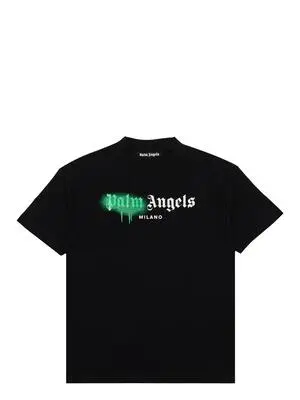 Palm Angels Milano Sprayed T-shirt - Black