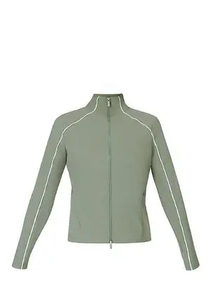 Sweaty Betty Anytime Explorer Zip-up Jacket - Willow Green