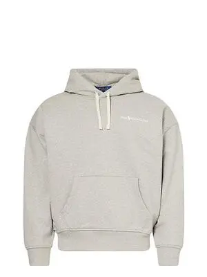 Ralph Lauren Embroidered-Logo Cotton-Blend Hoodie Dark Sport Heather