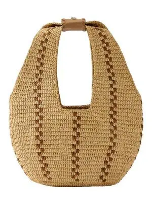 Helen Kaminski Aquarius Raffia Hobo Bag - Natural/nutshell