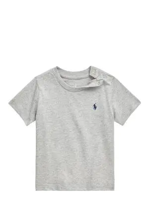 Ralph Lauren Embroidered Logo Short Sleeve T-shirt - Andover Heather