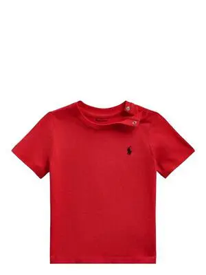 Ralph Lauren Embroidered Logo Short Sleeve T-shirt - Red