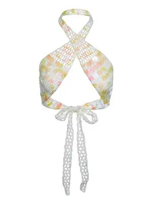 SPARKL Siren Cross Top White